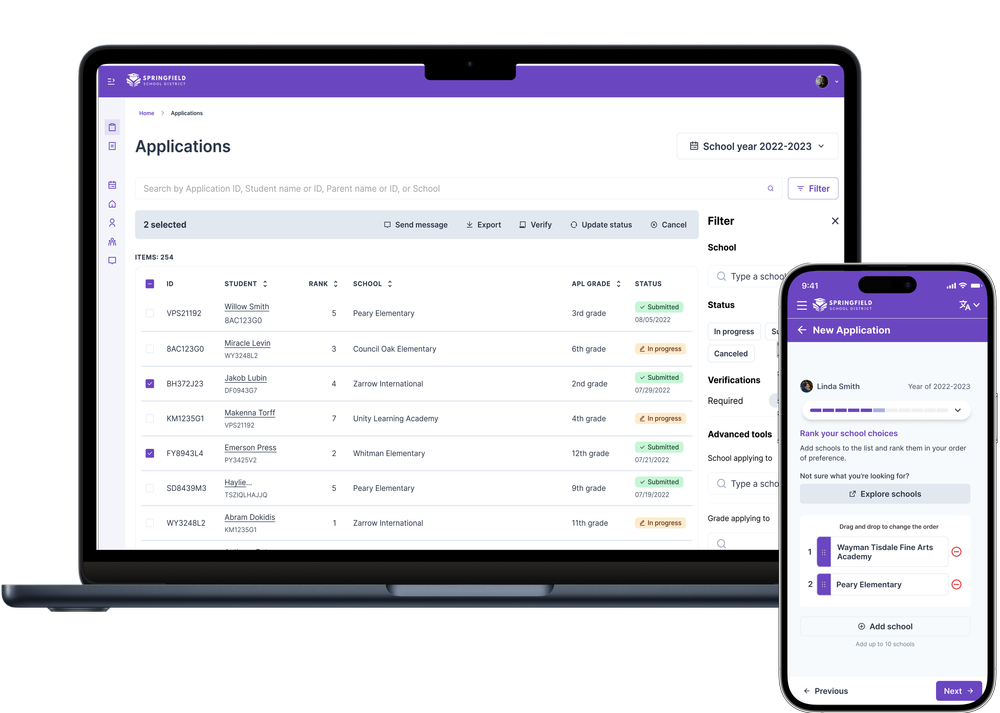 K-12 School Enrollment Software - Avela