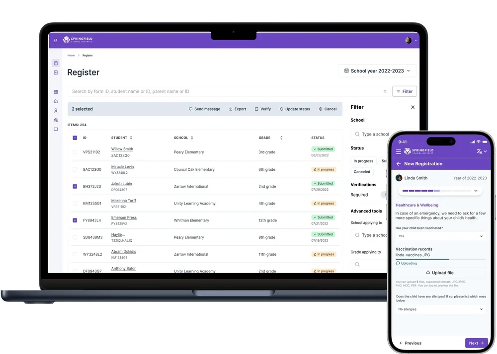 Home | Simplify School Enrollment Today — Avela