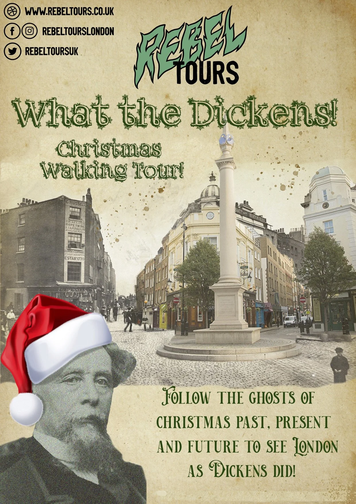 What the Dickens! Christmas Walking Tour — rebeltours