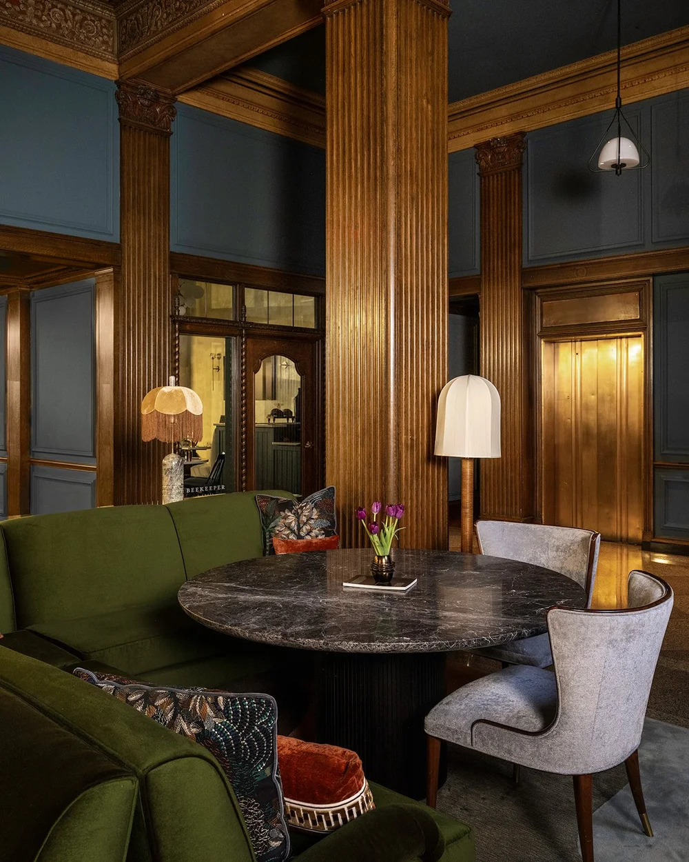 Marcus Whitman Hotel Lobby | Interior Design — HERE architecture and ...