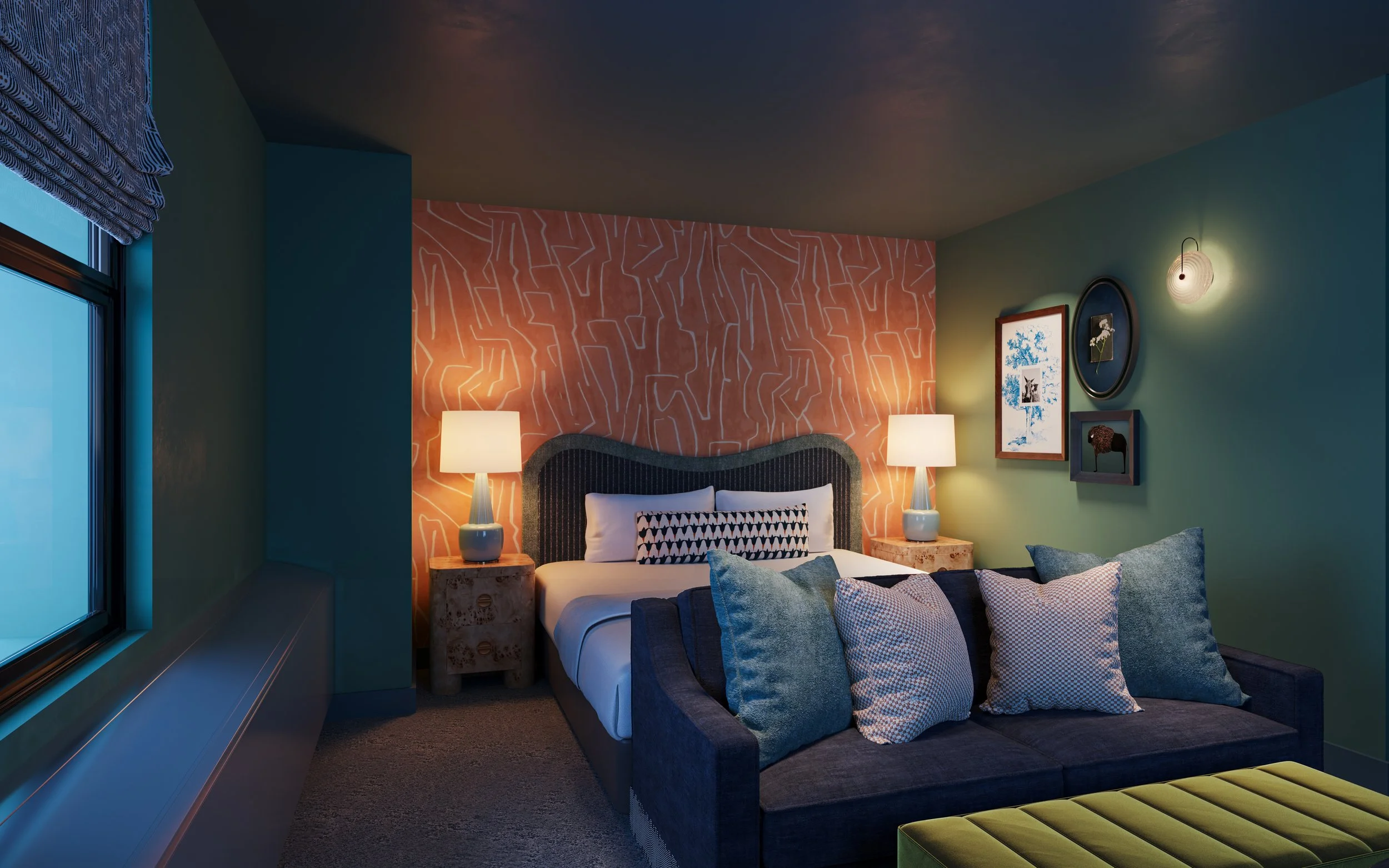 Marcus Whitman Hotel Guestrooms — HERE architecture and interiors