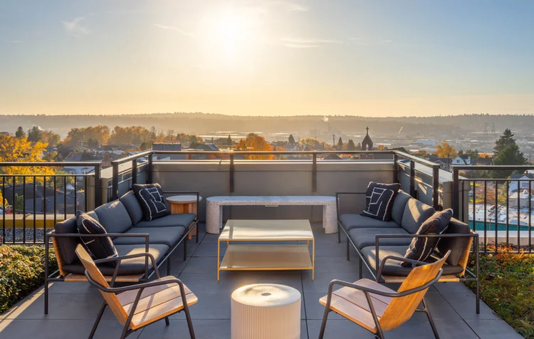 COLINA APARTMENTS ROOFTOP AMENITIES || DESIGN — HERE architecture and ...