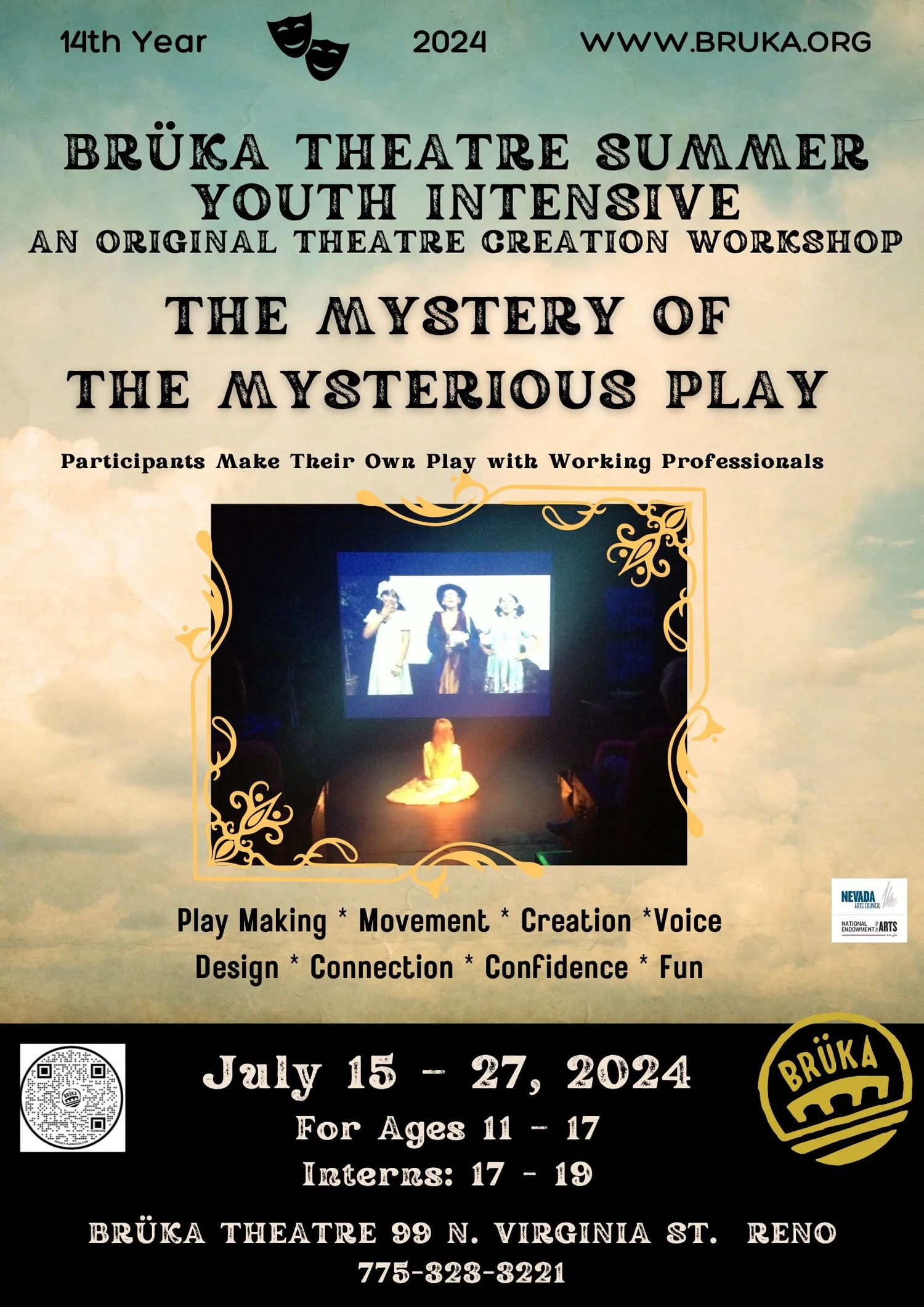 SUMMER YOUTH WORKSHOPS — Bruka Theatre