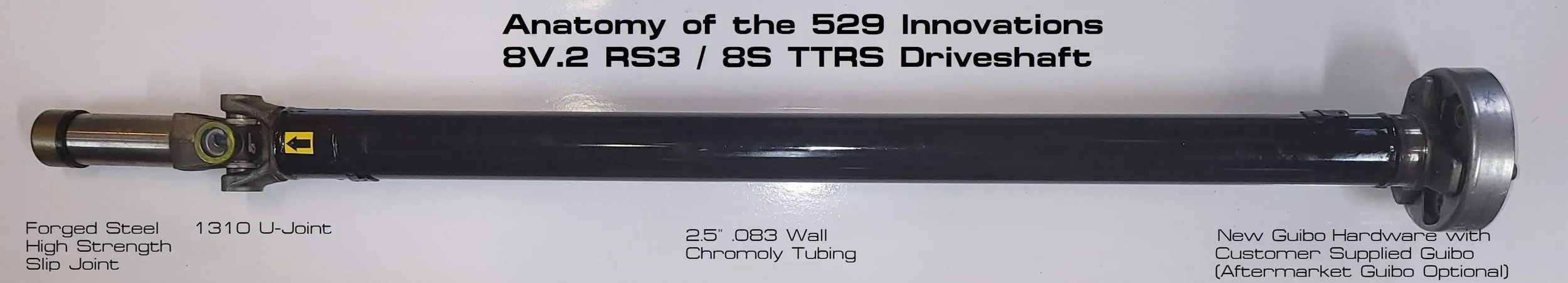 New drive shaft for Audi RS3 and TTRS