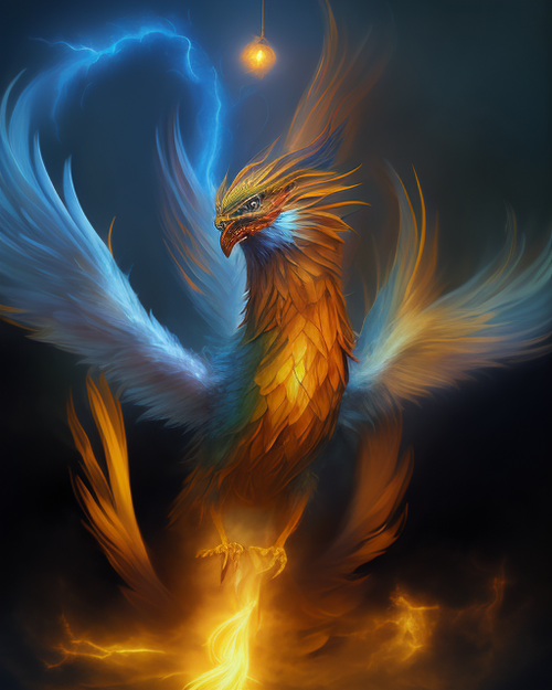 Mythical Phoenix Wallpaper