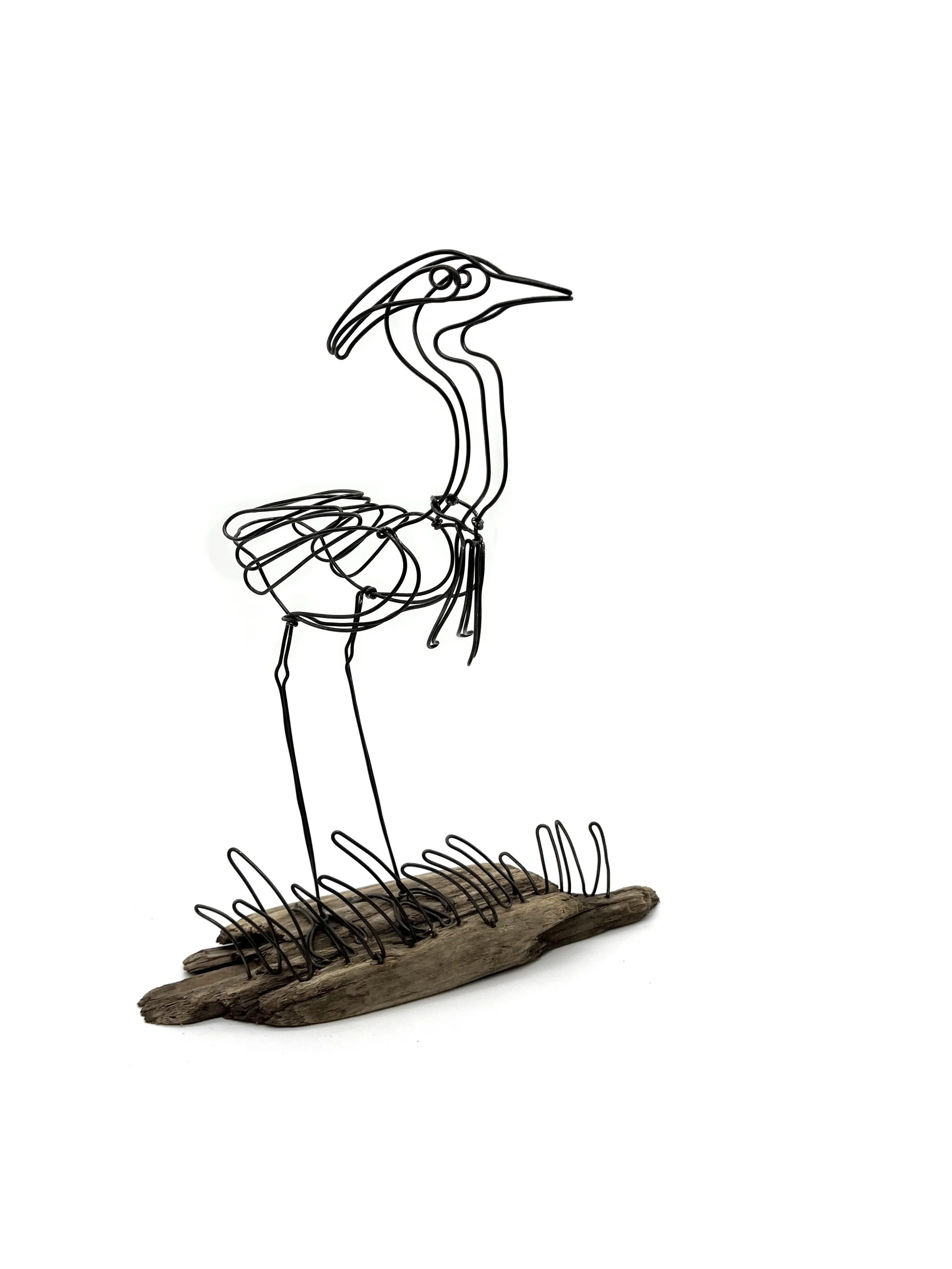 Row of Ducklings Sculpture, Wire Sculpture, One Continuous Line ...