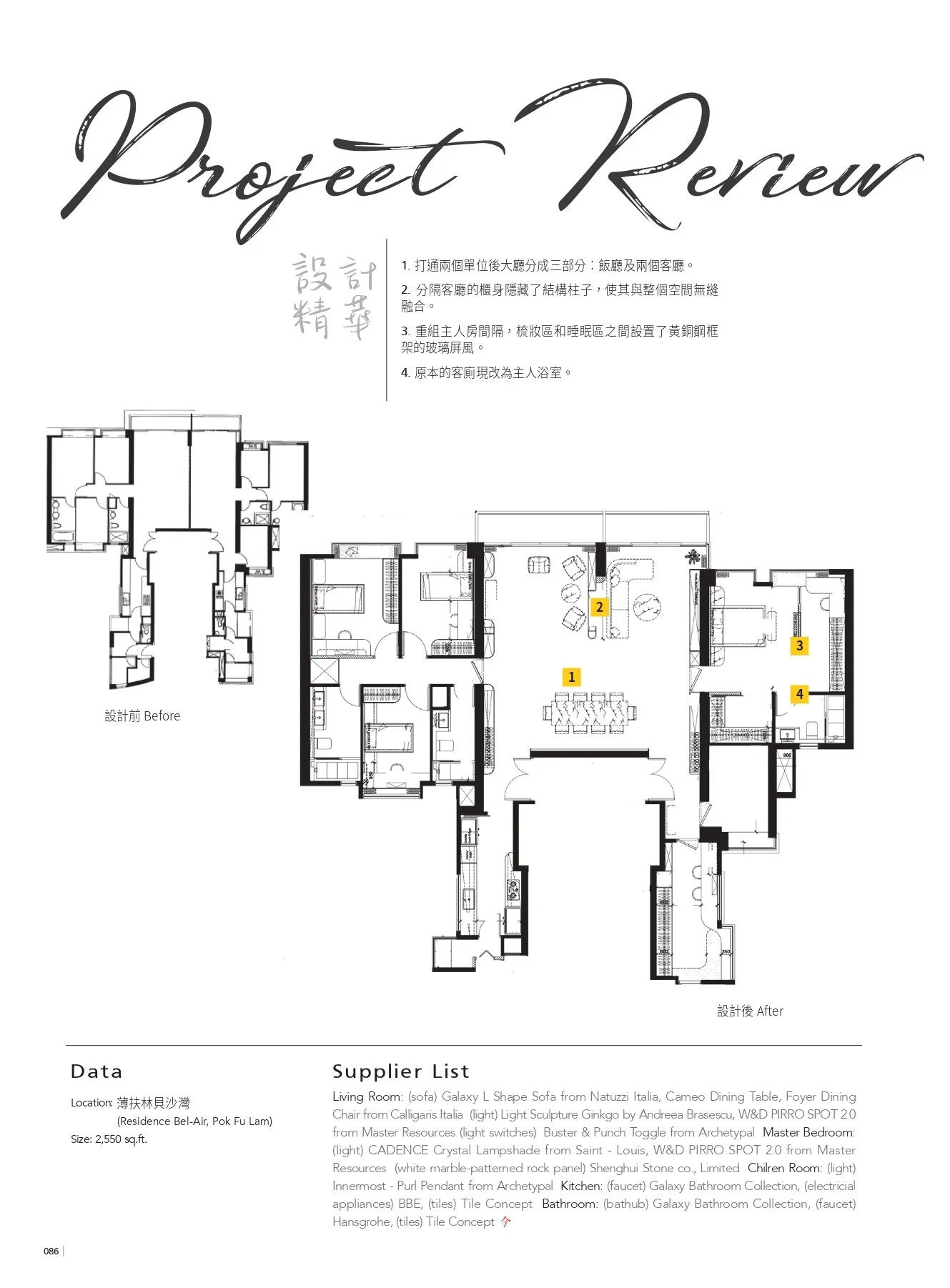 【貝沙灣 Residence Bel-Air】現代古典風 Modern Classicism