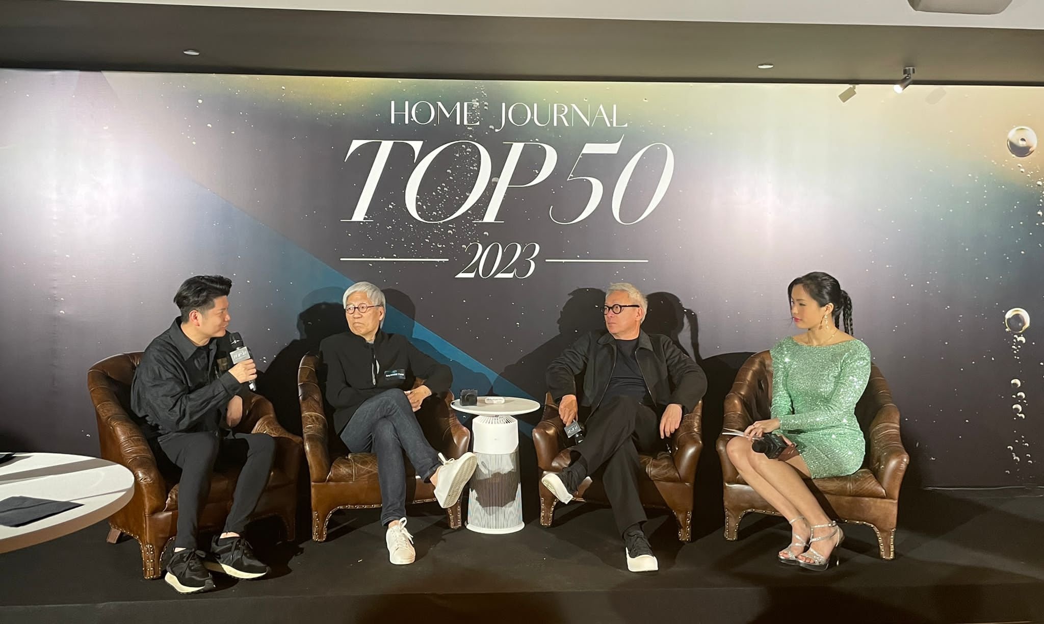 ADO 創辦人Karr Yip 出席 Home Journal 《Top 50 Cocktail Soirée》的座談會分享「設計與未來：成功設計師之道」