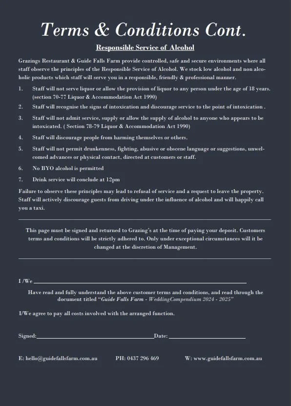 Wedding Compendium — Guide Falls Farm