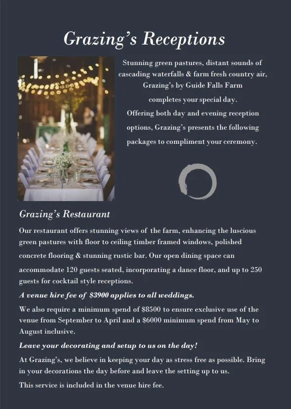 Wedding Compendium — Guide Falls Farm