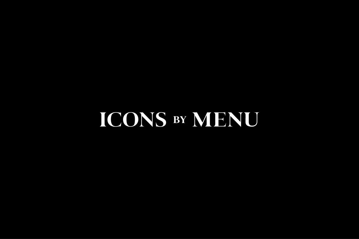 Icons by Menu — Studio8585