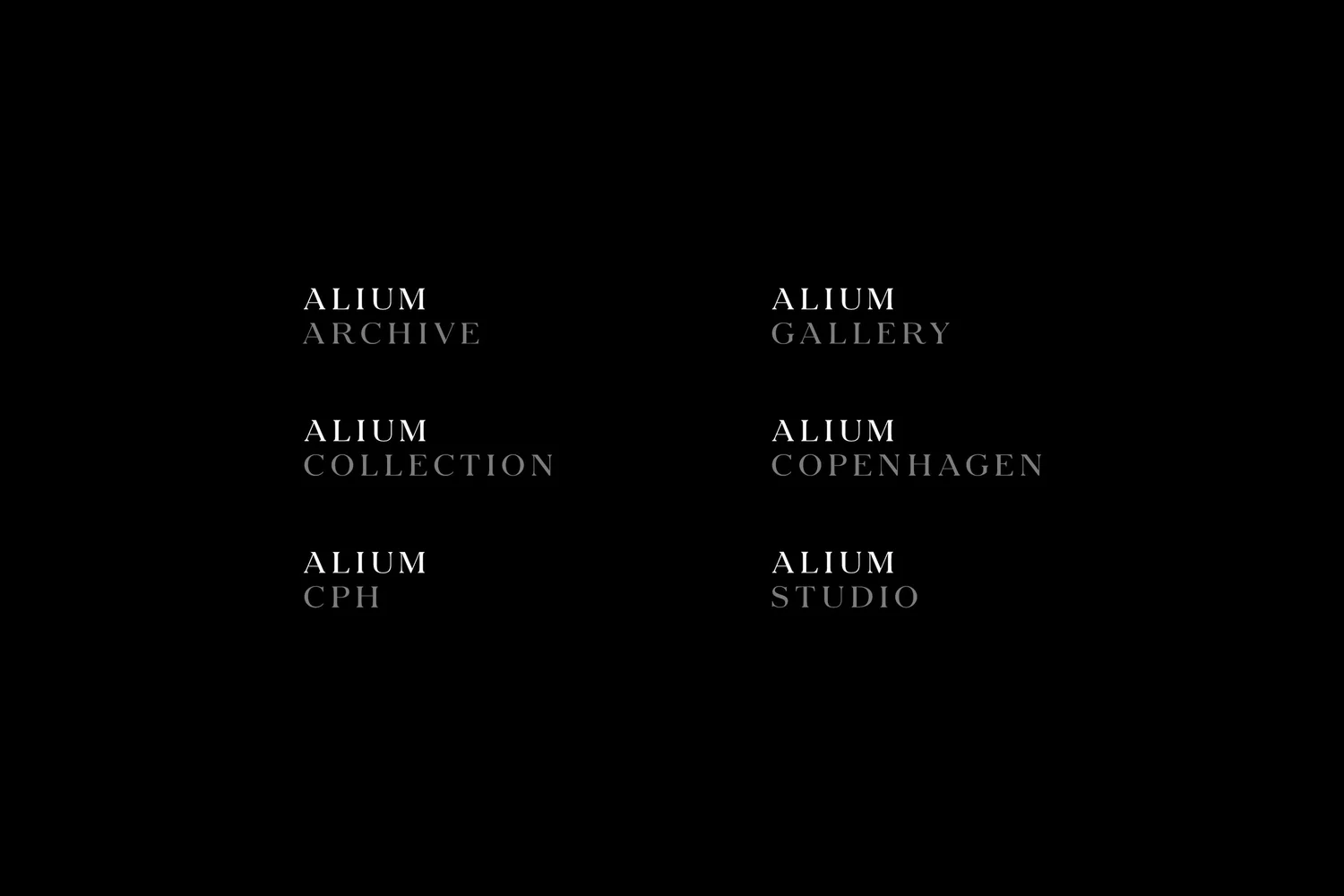 ALIUM — Visual Identity & Art Direction — Studio8585