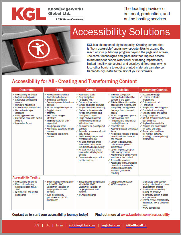 Accessibility — KnowledgeWorks Global Ltd.