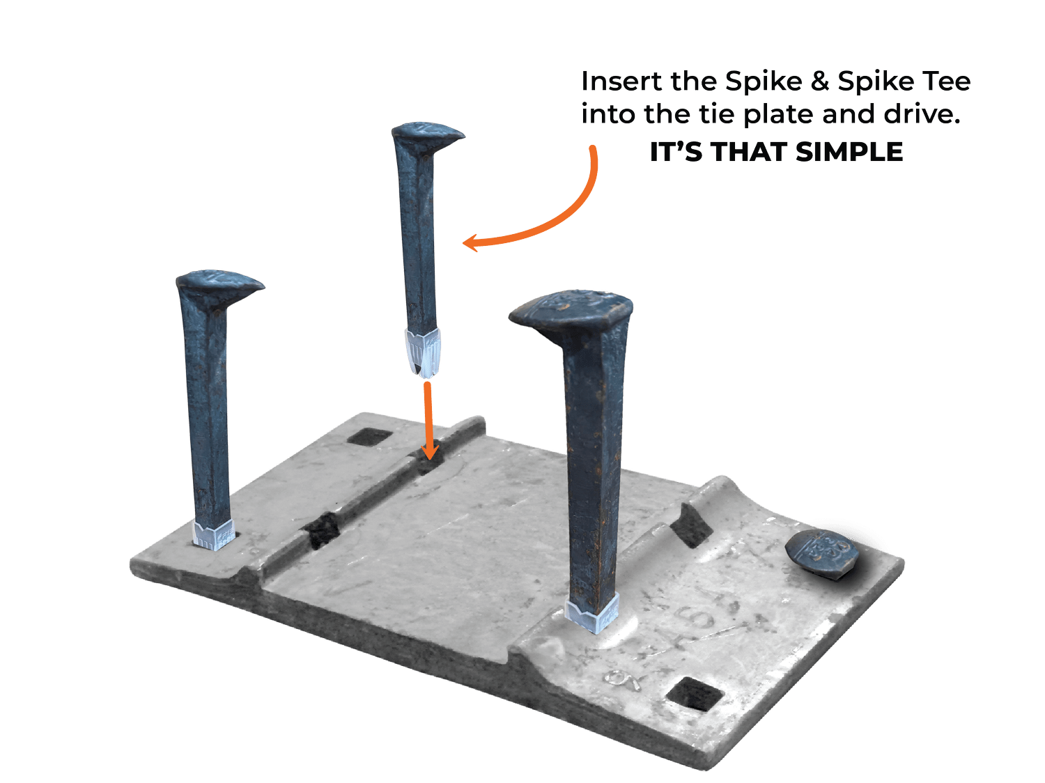 SpikeTee | Railroad Spike Setter — Focused Technology Solutions