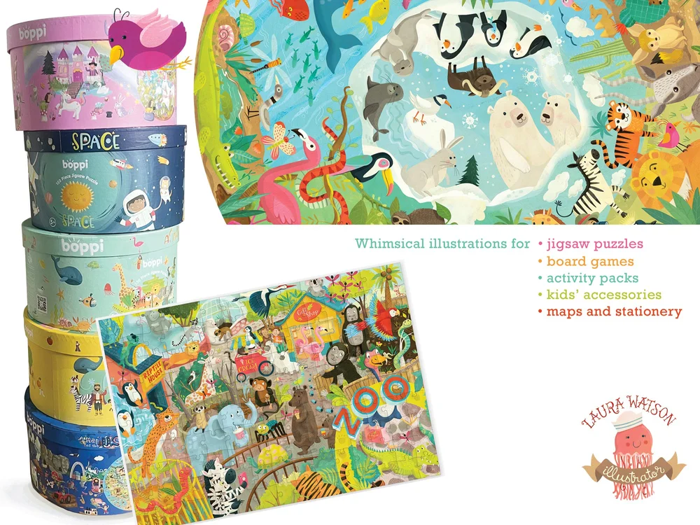 Puzzles and Toys — Laura Watson Illustration - Children's Illustration ...