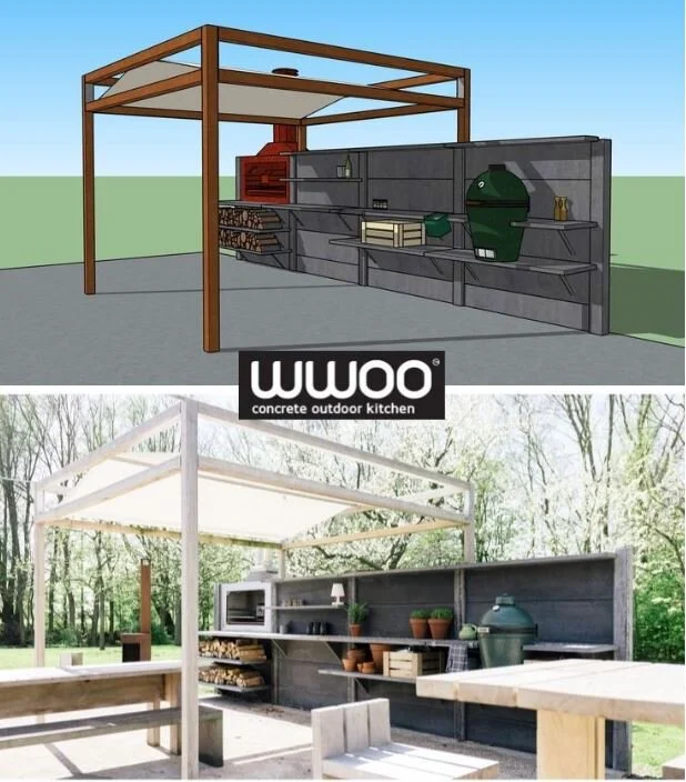 Images of Outdoor Kitchen Examples by WWOO Outdoor Kitchen — WWOO ...