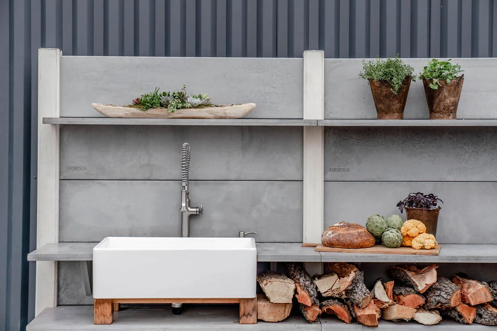WWOO Concrete Outdoor Kitchen Design | Los Angeles, CA
