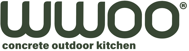 Big Green Egg — WWOO Concrete Outdoor Kitchen