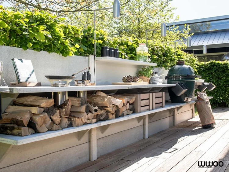 WWOO Concrete Outdoor Kitchen Design | Los Angeles, CA