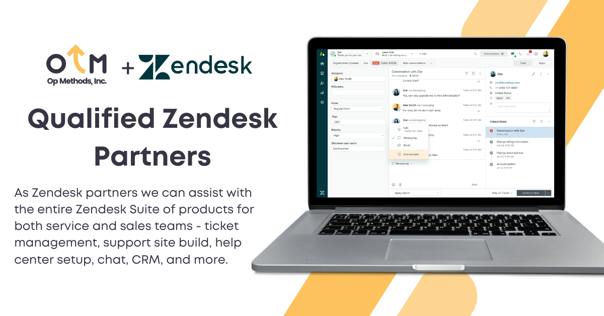 Zendesk — Op Methods