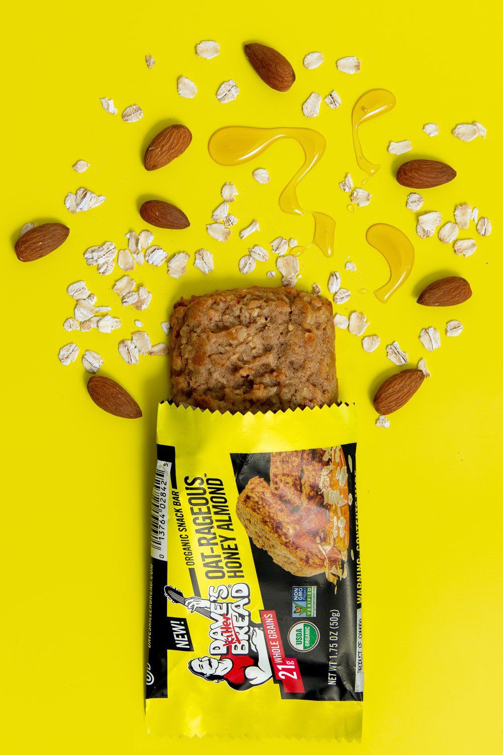Dave's Killer Bread Oat-Rageous Honey Almond Organic Snack Bars — Dave ...