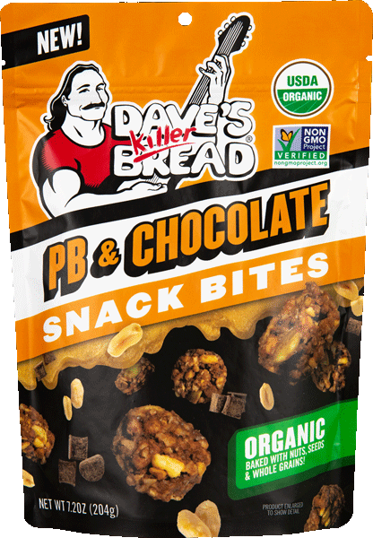 Dave's Killer Bread Amped Up Peanut Butter Chocolate Chunk Organic ...