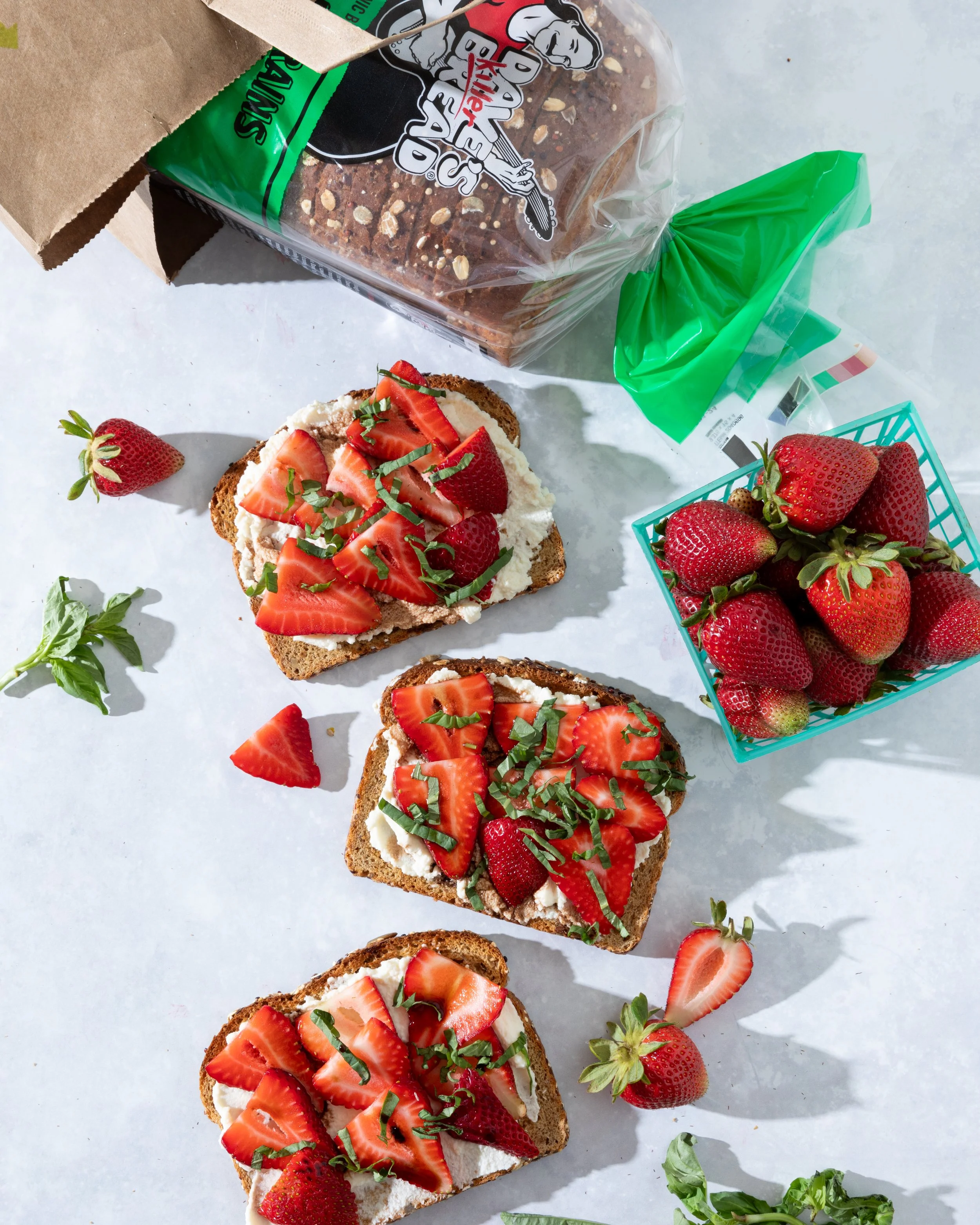 Strawberry Farmers Market Toast — Dave's Killer Bread