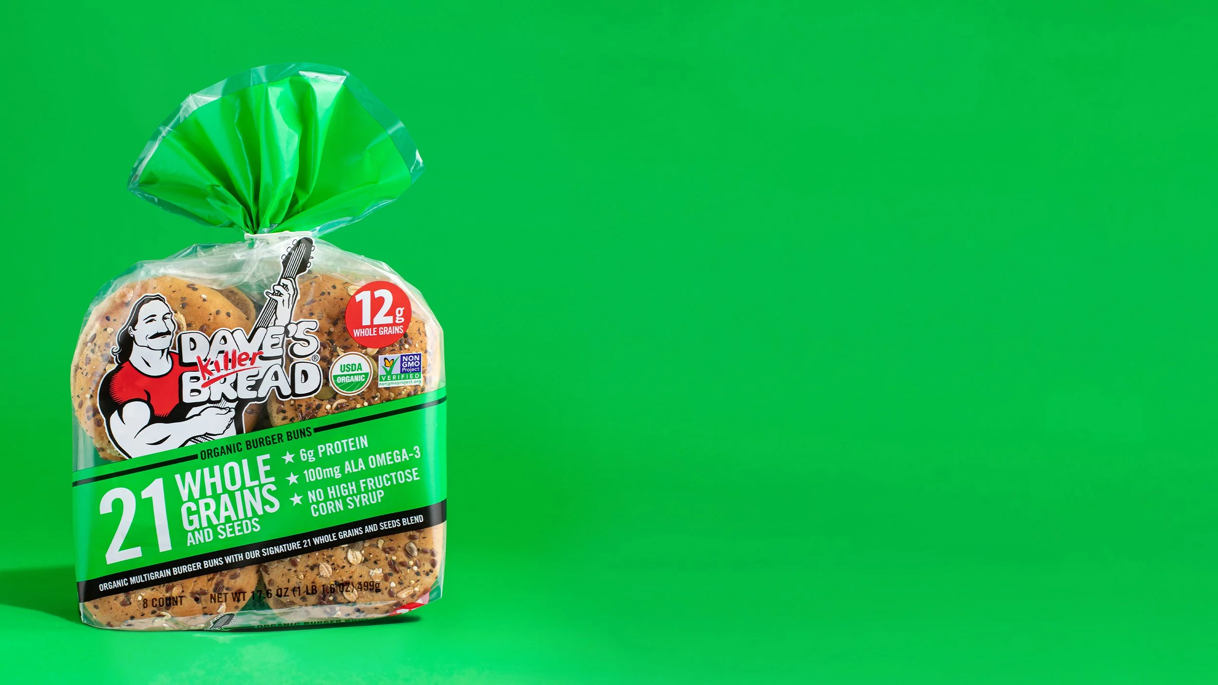 21 Whole Grains & Seeds Burger Buns — Dave's Killer Bread