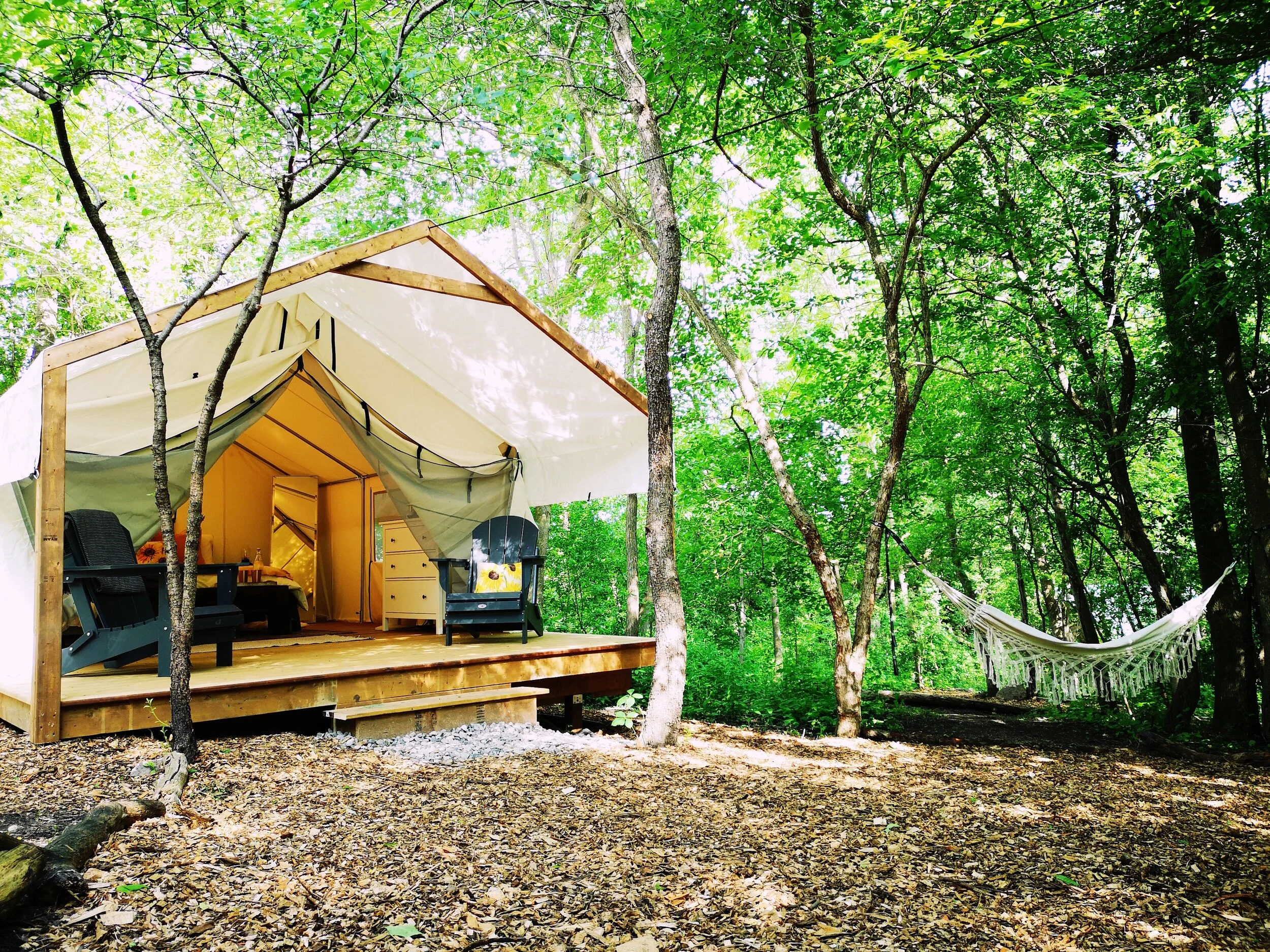 Glamping — The Fieldstone Barn