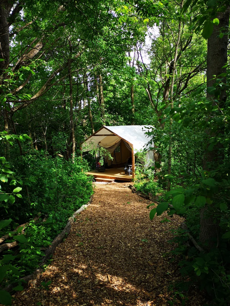 Glamping on a Flower Farm in Elora — The Fieldstone Barn