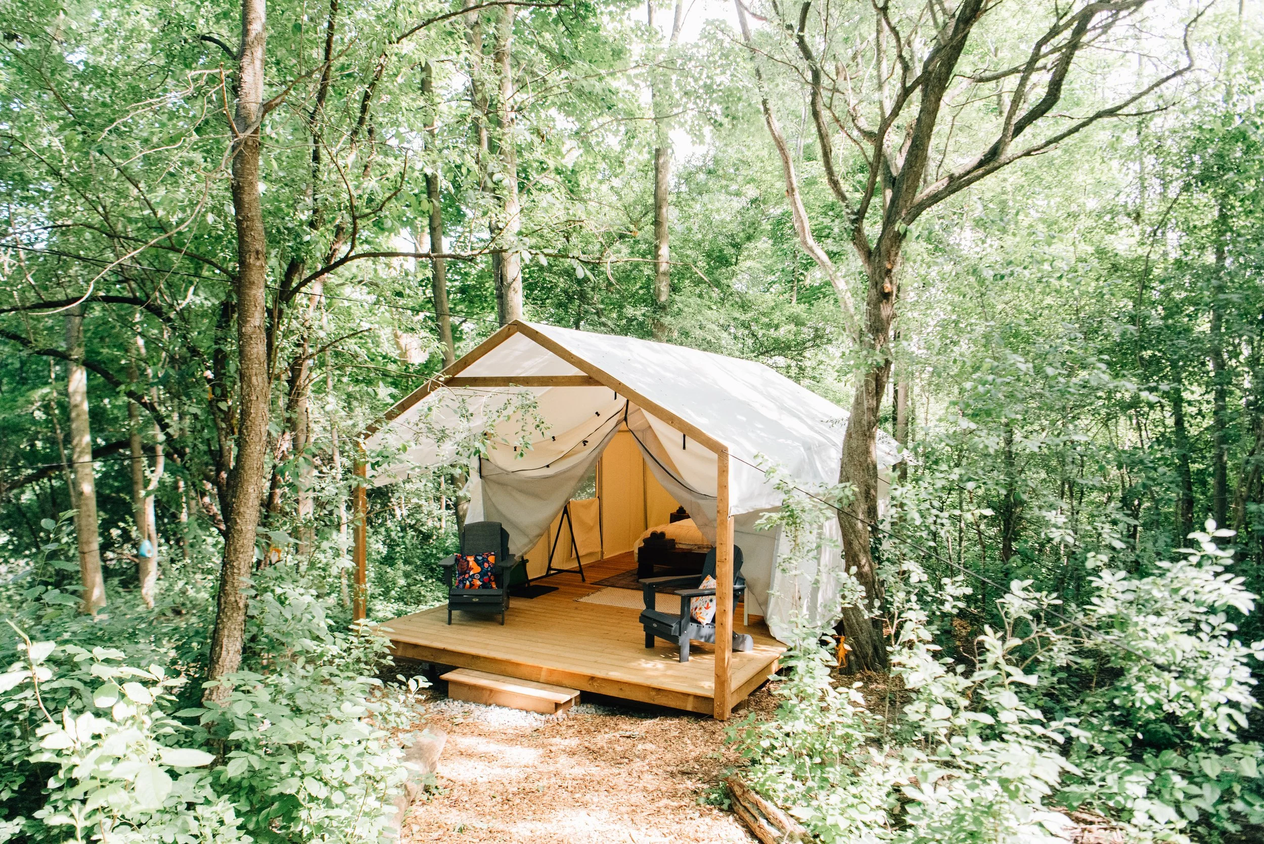 Glamping on a Flower Farm in Elora — The Fieldstone Barn