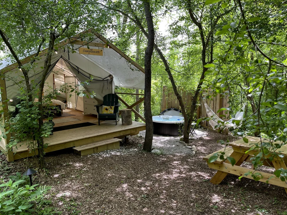 Glamping — The Fieldstone Barn