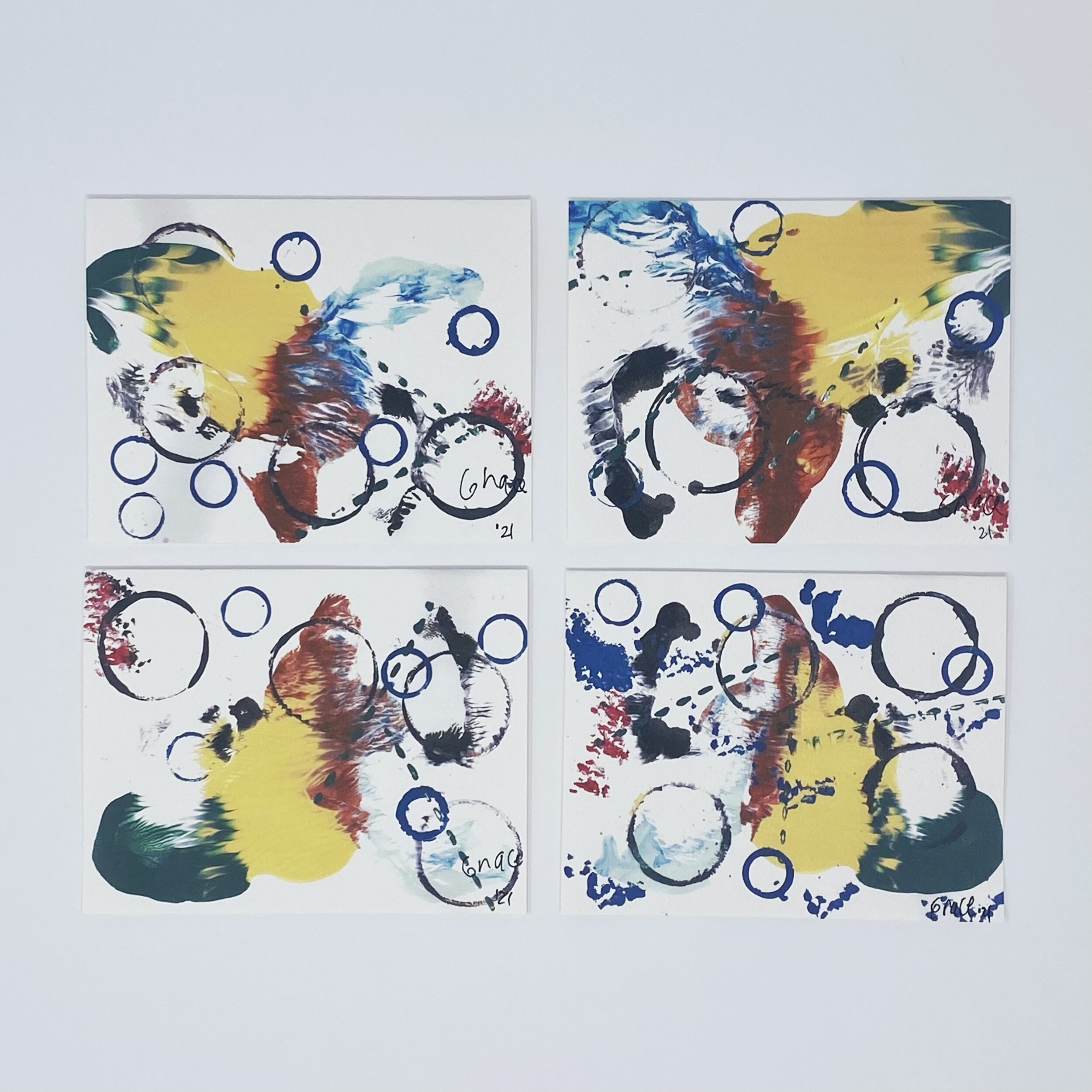 'Working in Color' Card Collection — GracePlace Art