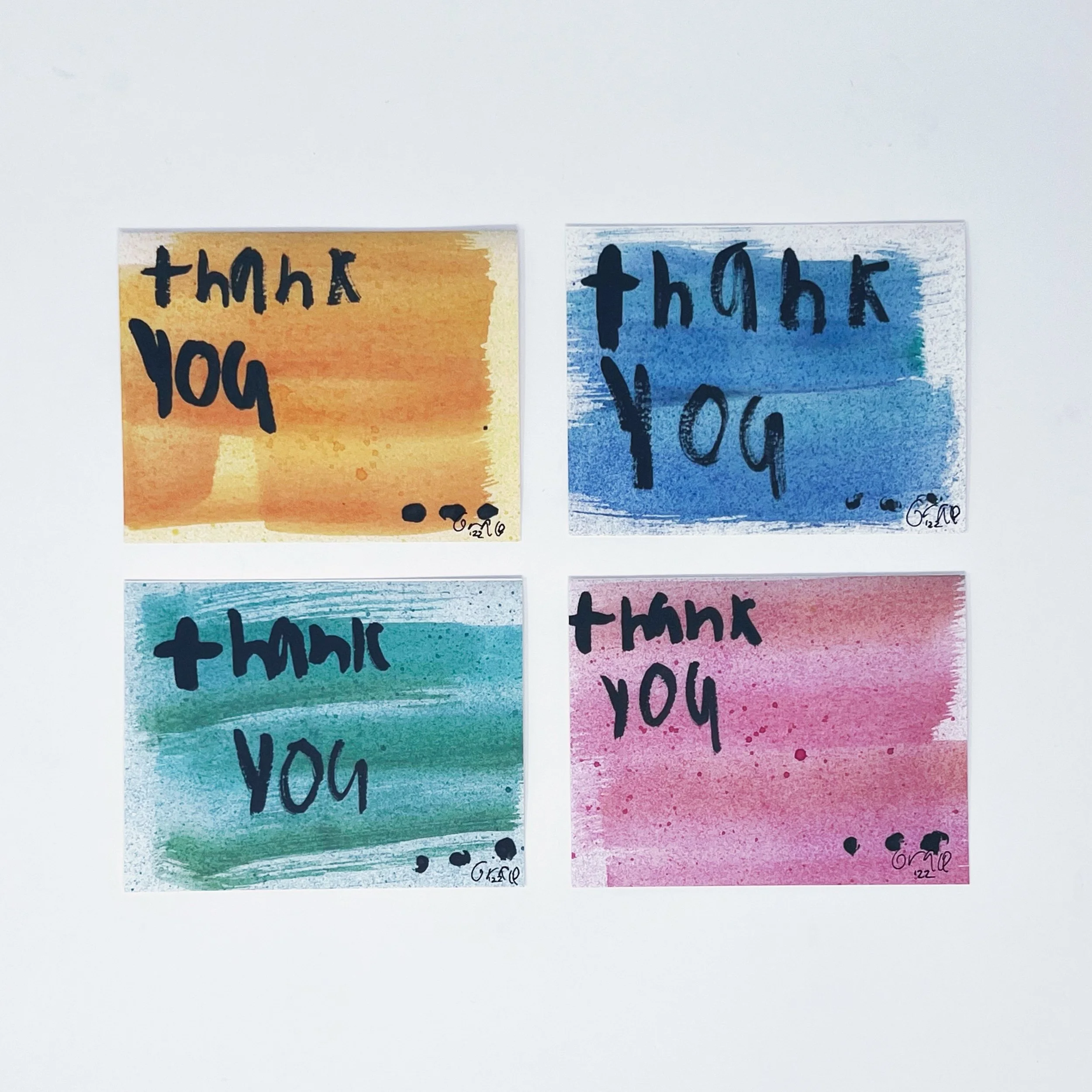 'Thank You' Card Collection — GracePlace Art