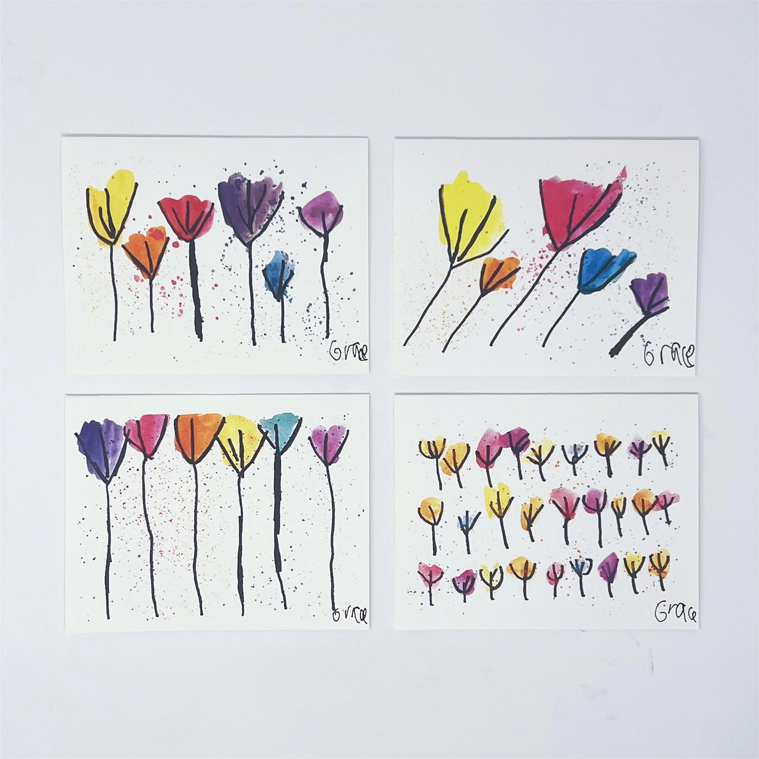 'Working in Color' Card Collection — GracePlace Art