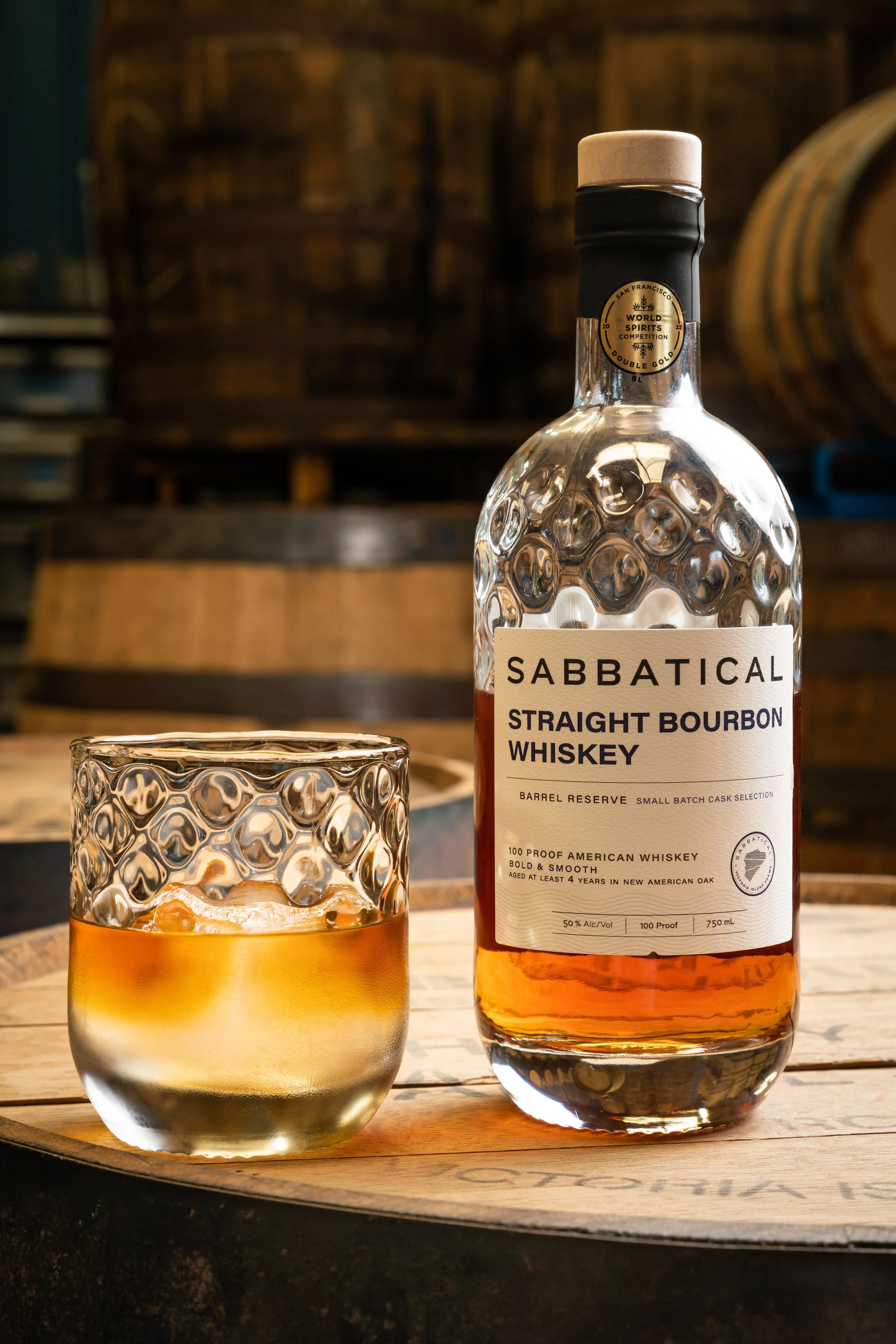 Sabbatical recycled bottle whiskey rocks glasses — Sabbatical