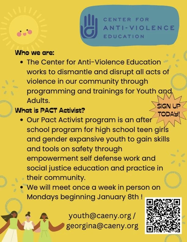 Youth Power — Center for Anti-Violence Education