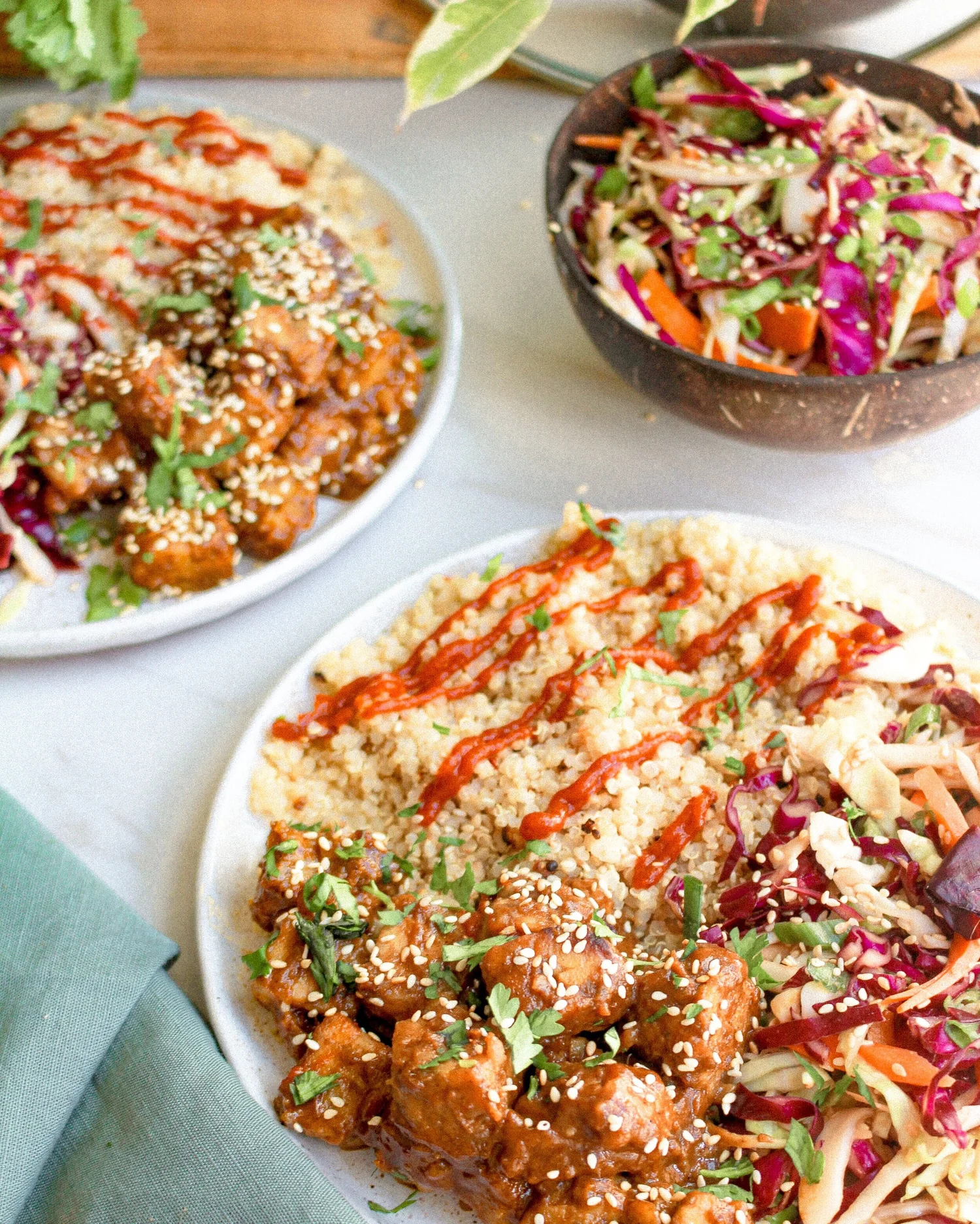 Orange-Sesame Glazed Tempeh — Lahb Co. Eats