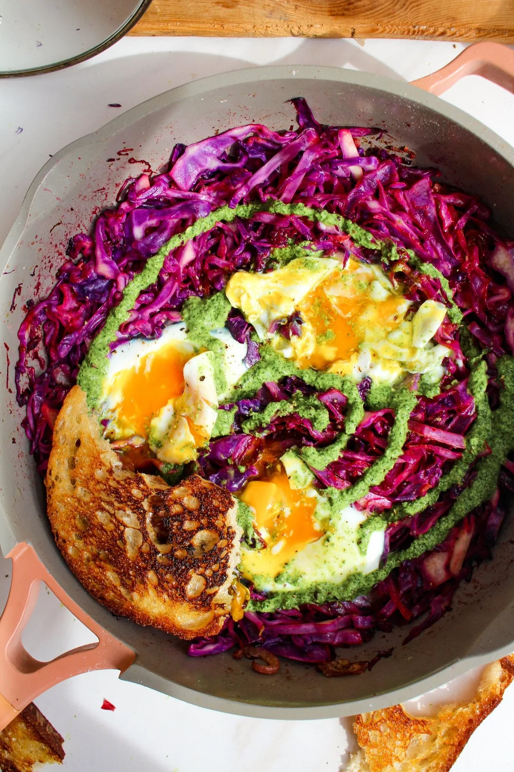 Red Cabbage Eggs — Lahb Co. Eats
