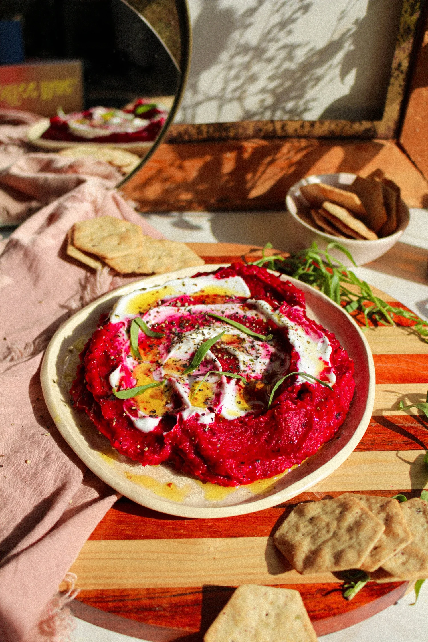 Beet-Muraski Sweet Potato Dip — Lahb Co. Eats