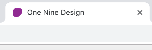 Why Customizing Your Favicon Matters: A How-To Guide — One Nine Design ...