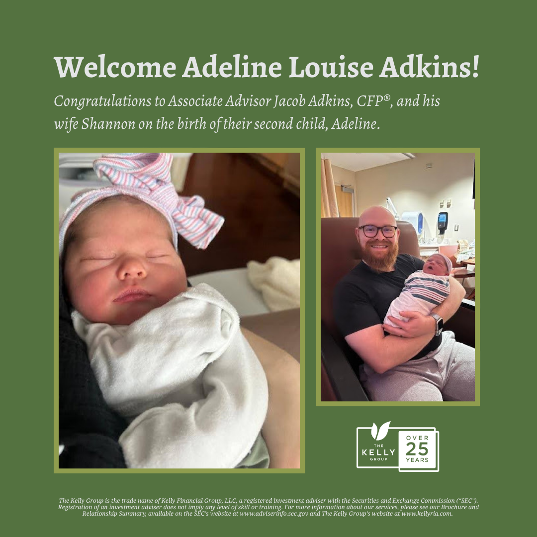 Jacob Adkins, CFP®, Welcomes His Second Child, Adeline Louise Adkins ...