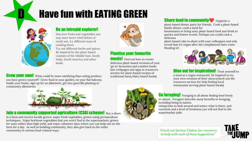 Eat Green — Take the Jump