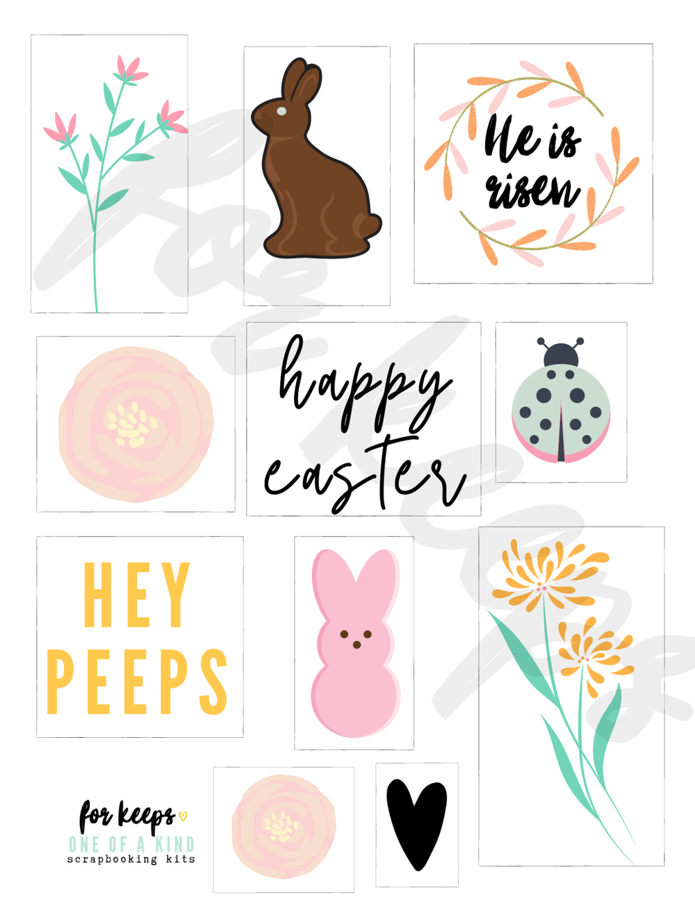 Nature Checklist printable — For Keeps