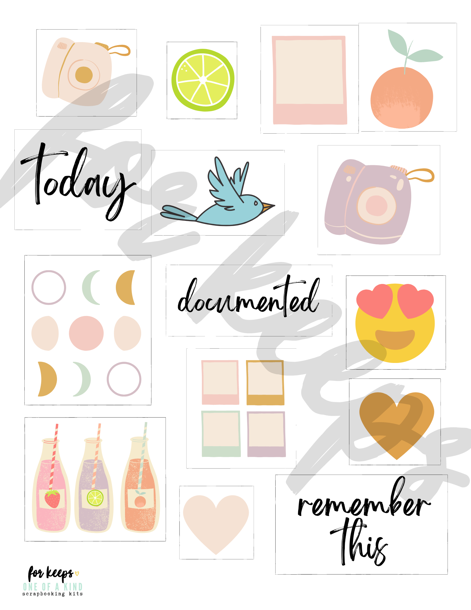 Nature Checklist printable — For Keeps