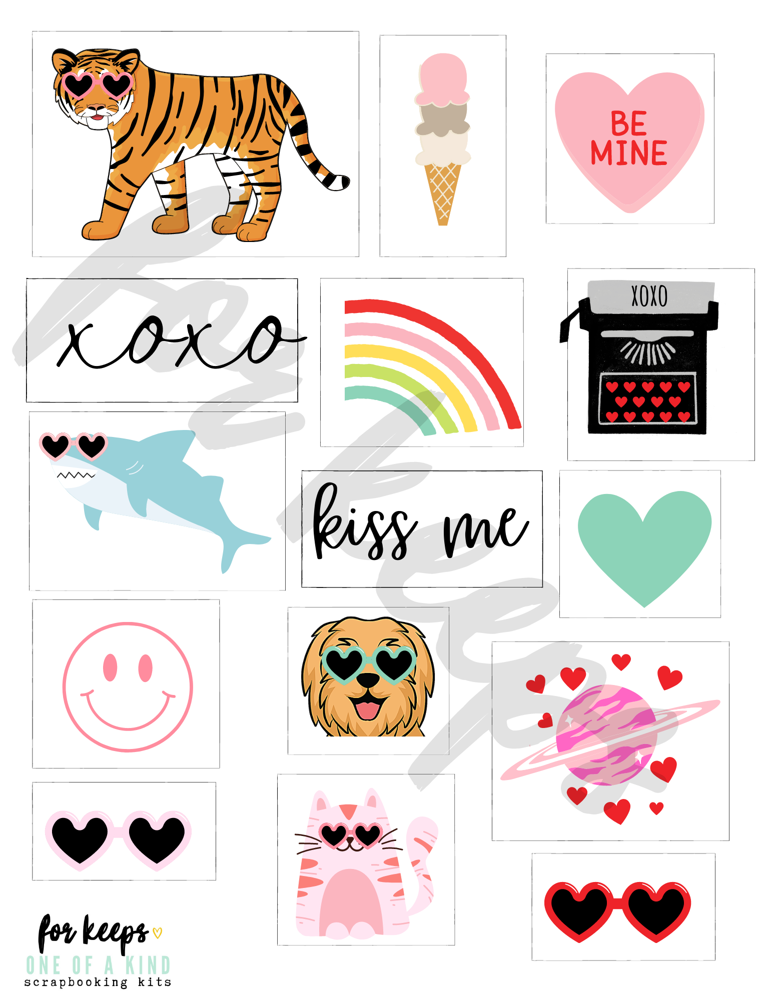 100 Days Printable — For Keeps