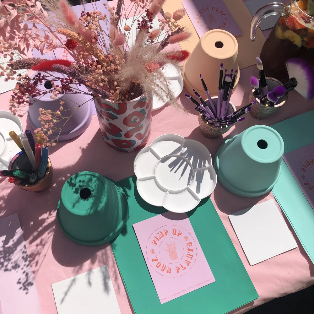 Plant Pot Painting Workshops — Pimpupyourplants