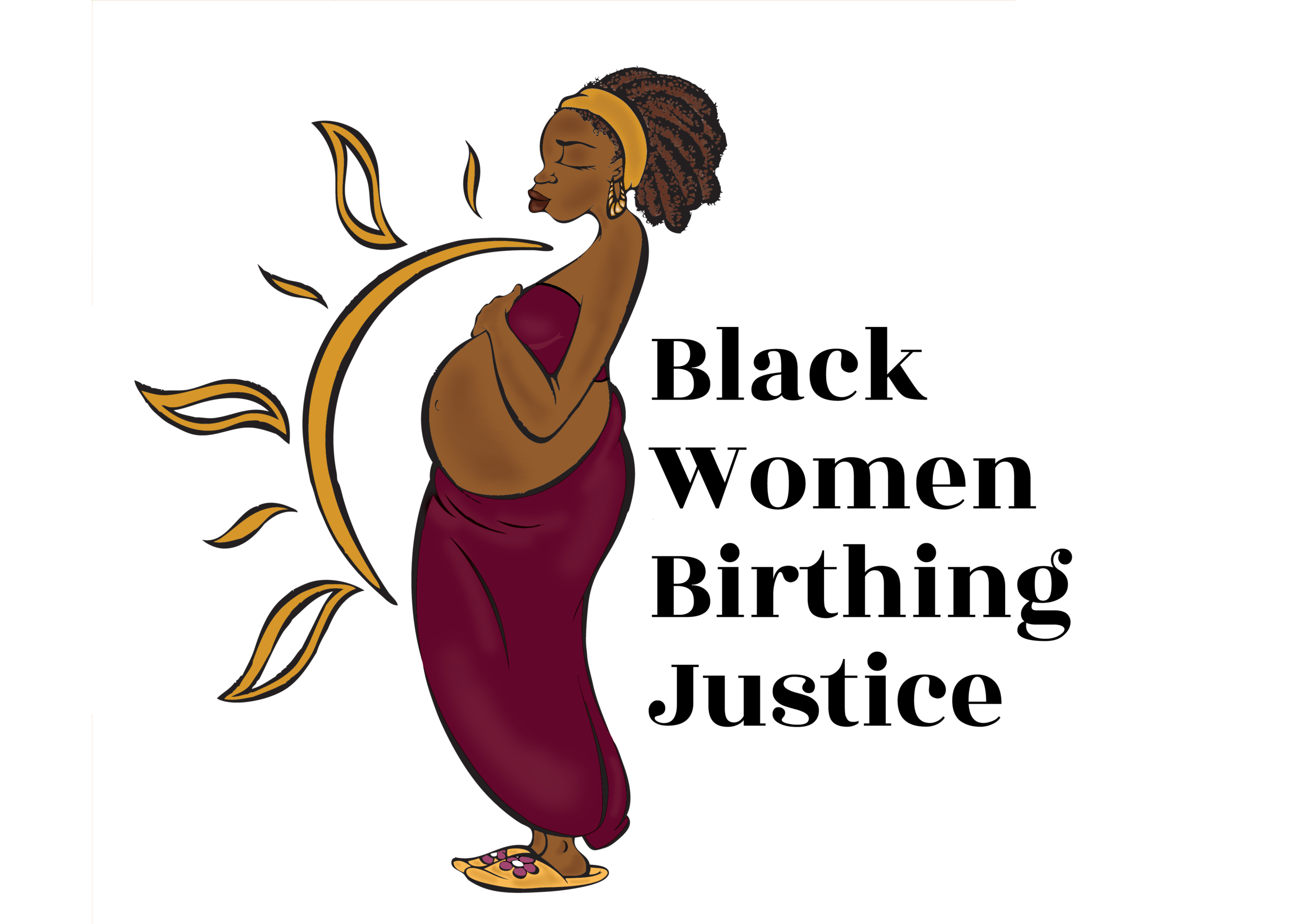 Black Woman Drawing