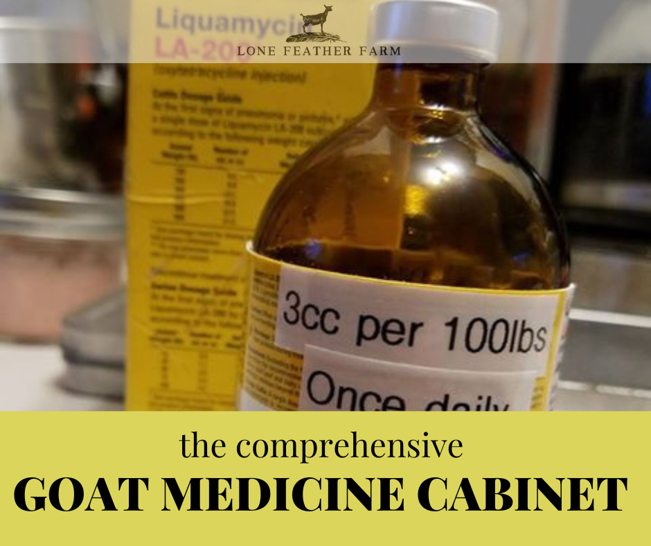The Complete Goat Medicine Cabinet — Lone Feather Farm