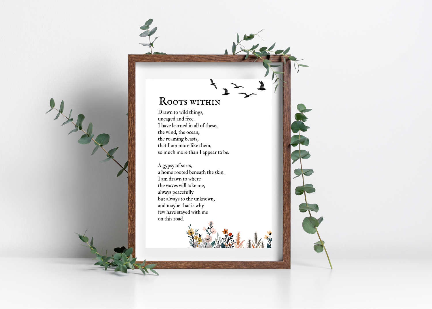 Ocean Songs - Family Love Poem, Paper Poster Print, Quote Wall Art ...